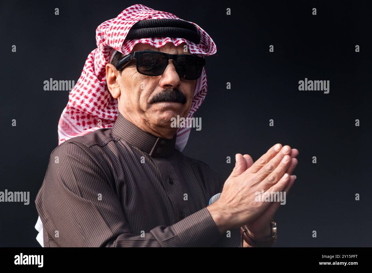 OMAR SOULEYMAN, CONCERT, 2024: Omar Souleyman plays the Mountain Stage ...