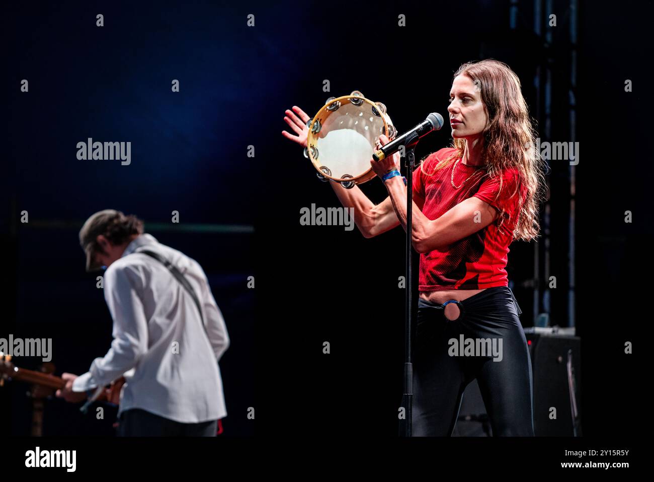 BAR ITALIA, CONCERT, 2024: Singer Nina Cristante from the band Bar ...