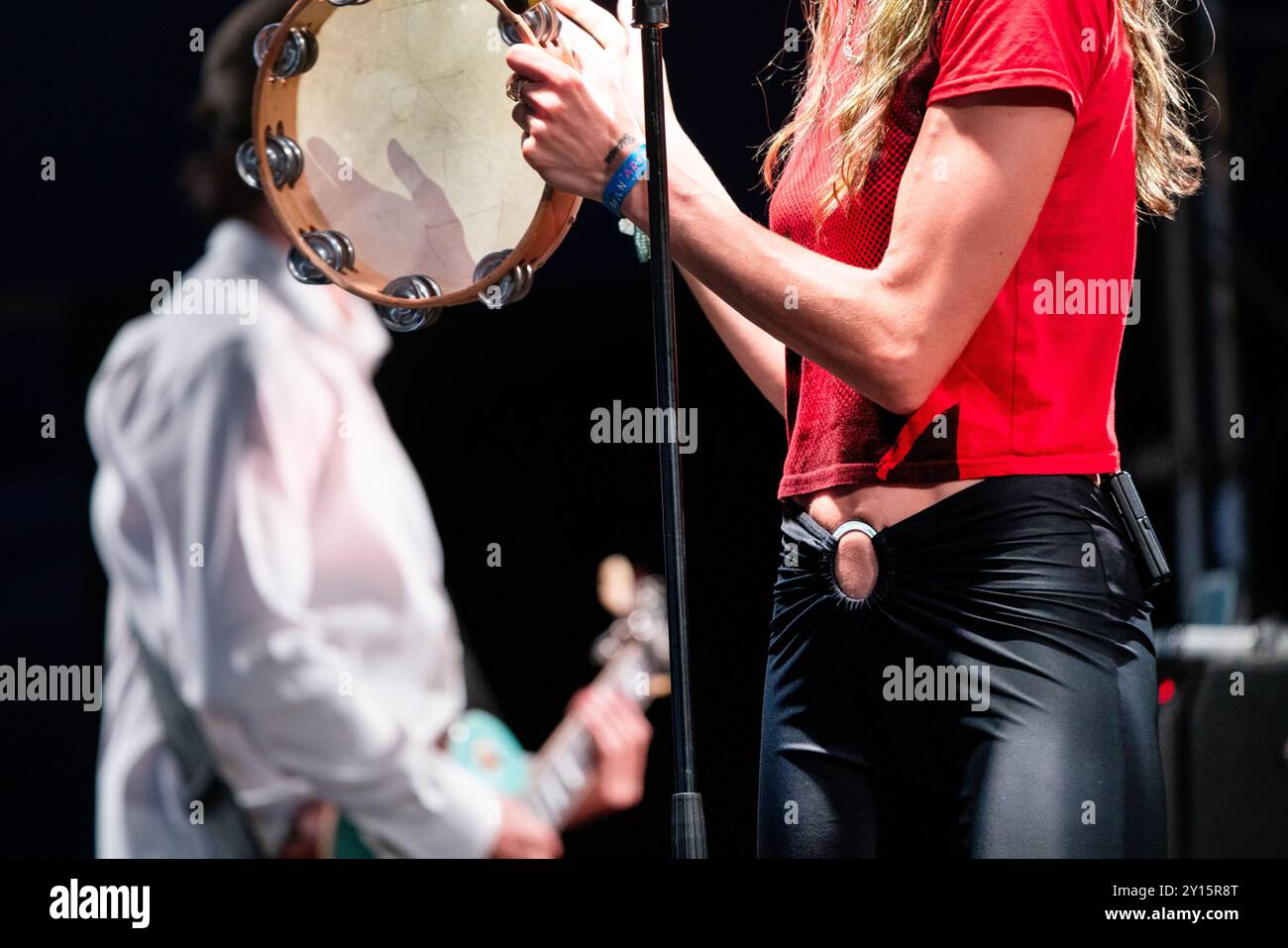 BAR ITALIA, CONCERT, 2024: Singer Nina Cristante from the band Bar ...