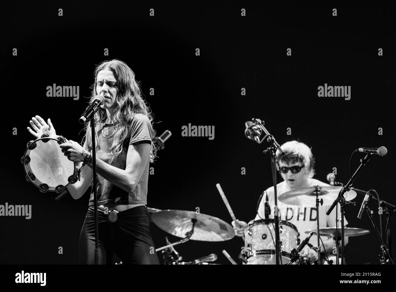 BAR ITALIA, CONCERT, 2024: Singer Nina Cristante from the band Bar ...