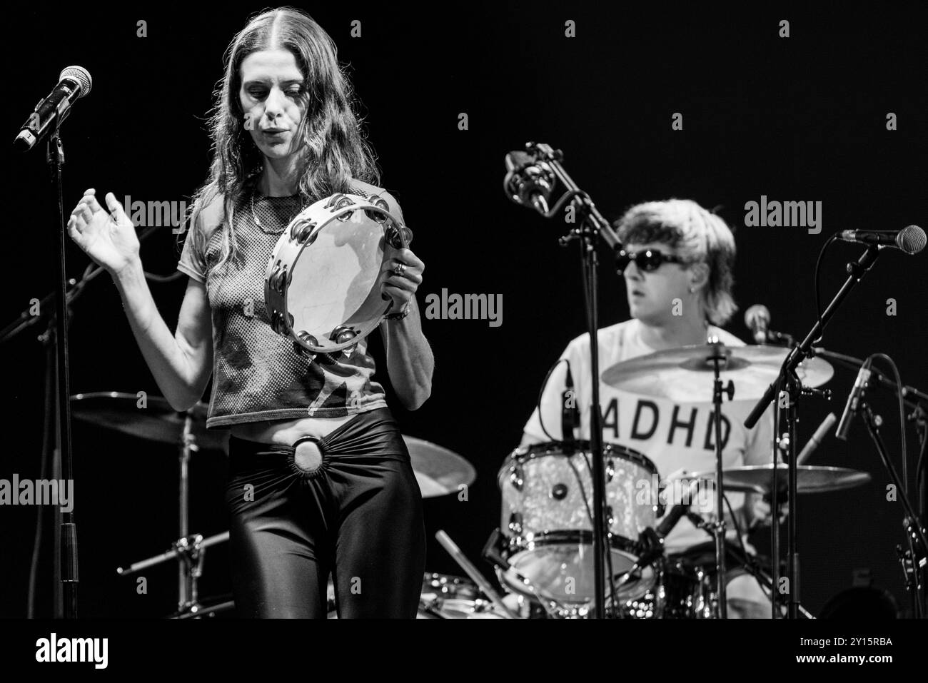 BAR ITALIA, CONCERT, 2024: Singer Nina Cristante from the band Bar ...