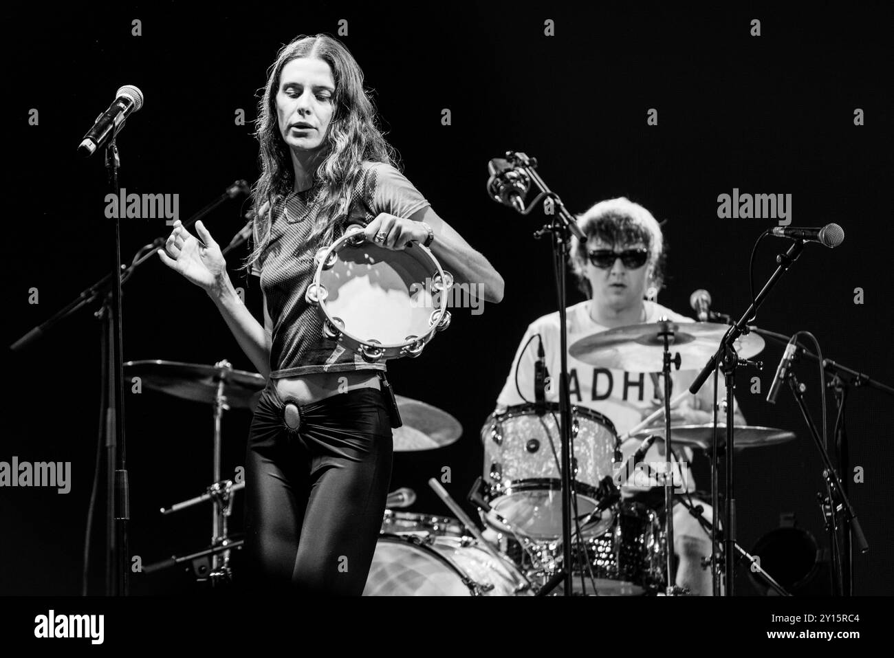 BAR ITALIA, CONCERT, 2024: Singer Nina Cristante from the band Bar ...
