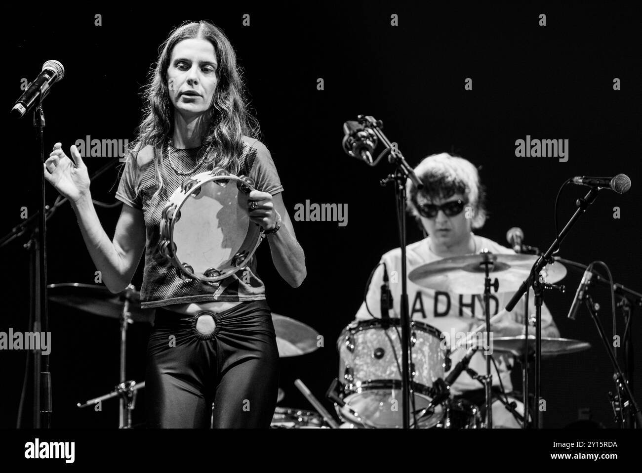 BAR ITALIA, CONCERT, 2024: Singer Nina Cristante from the band Bar ...