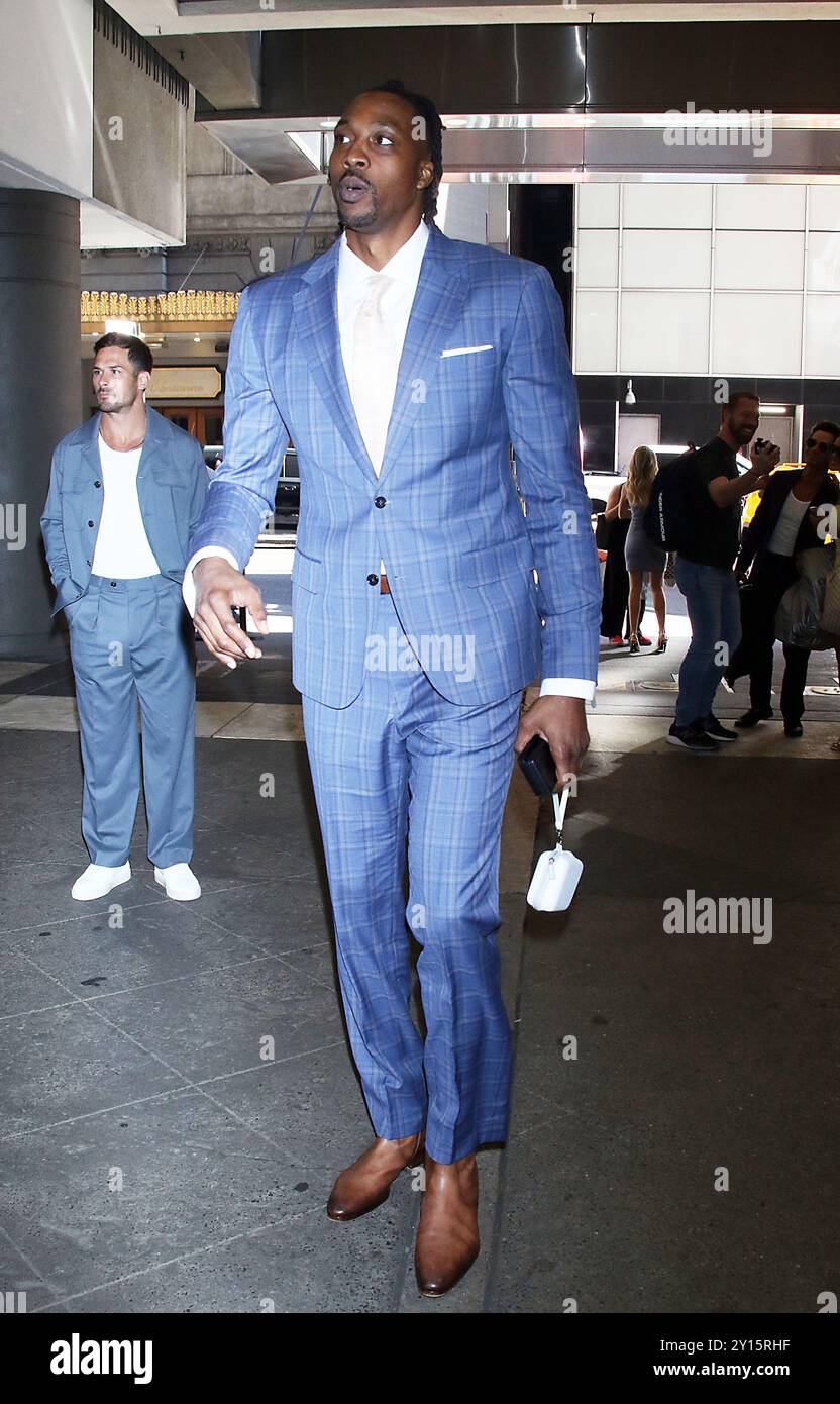 September 04 2024 Dwight Howard attend Dancung with the Stars press ...