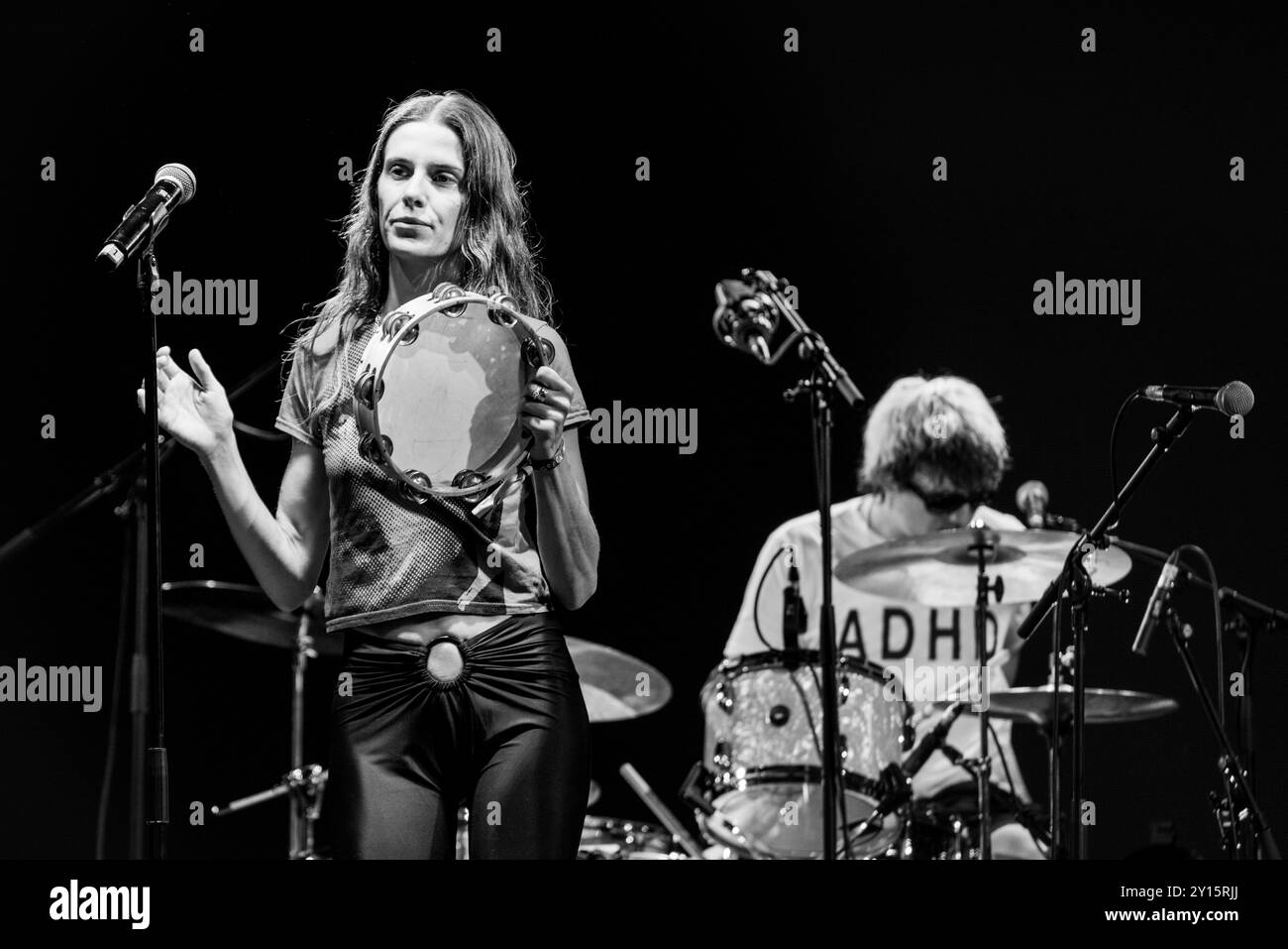 BAR ITALIA, CONCERT, 2024: Singer Nina Cristante from the band Bar ...