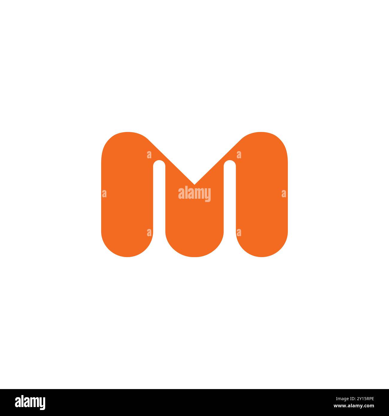 M modern logo Stock Vector Images - Alamy