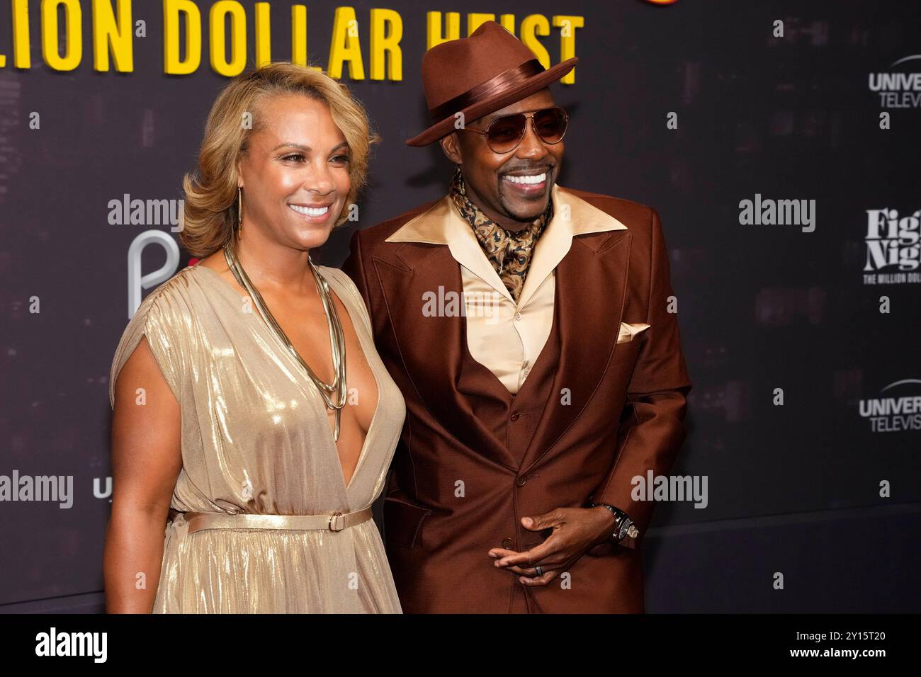 Heather Hayslett Packer and Will Packer attend the premiere of Peacock ...