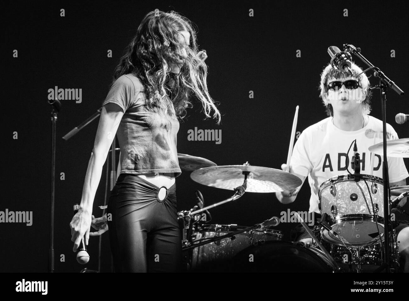 BAR ITALIA, CONCERT, 2024: Singer Nina Cristante from the band Bar ...