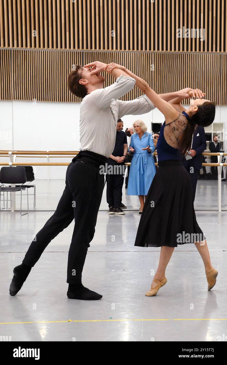 Aaron S. Watkin, Artistic Director and Queen Camilla, Patron of English ...