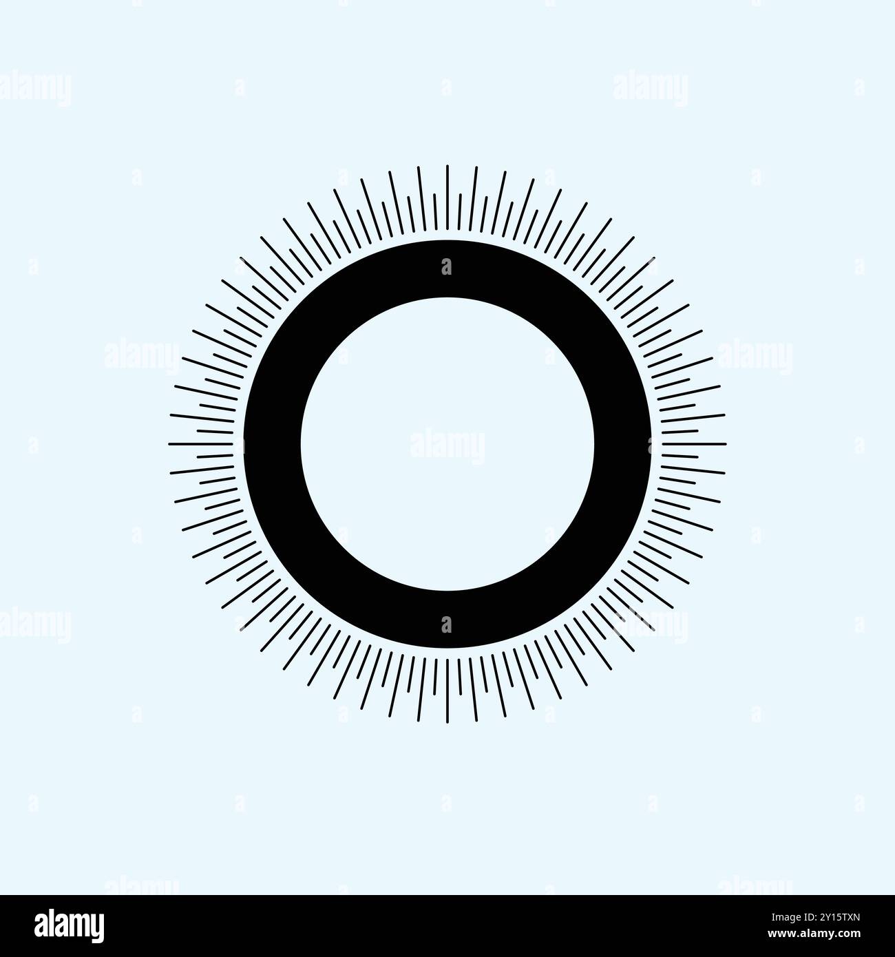 Circle sun ray Stock Vector Images - Alamy