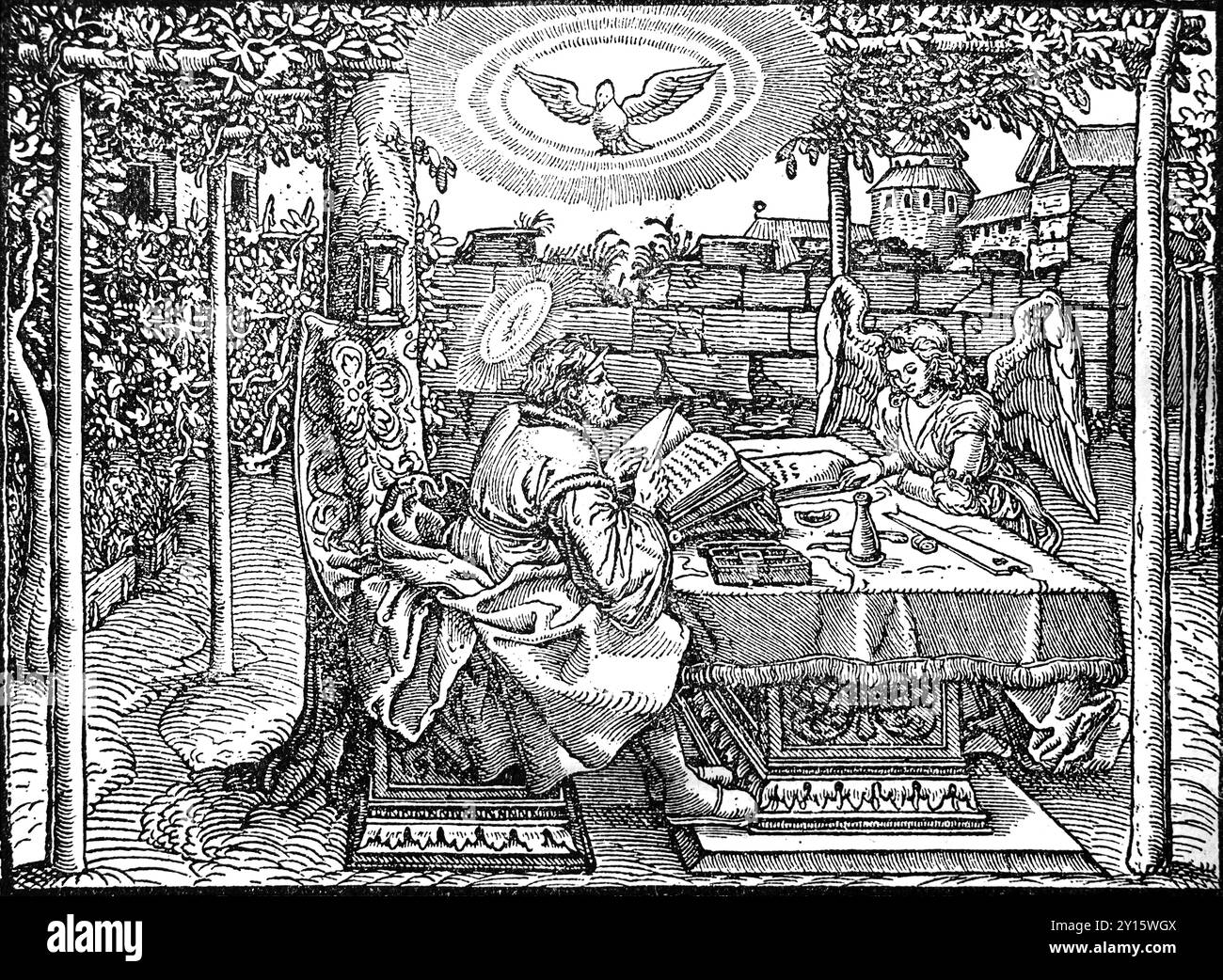 The First Illustration from The New Testament of 1534 of the Luther ...