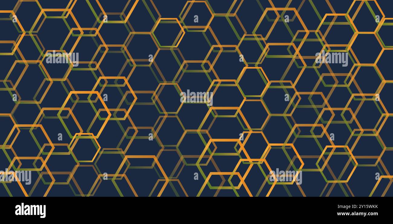 Dark Abstract Background, Overlapping Geometric Frames, Hexagons ...