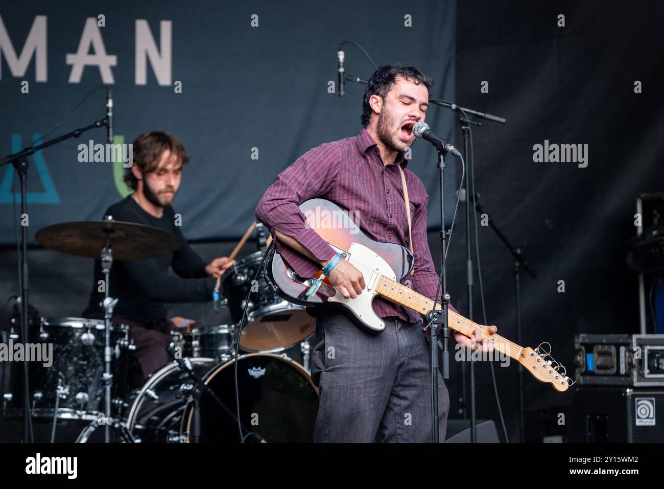 BOROUGH COUNCIL, CONCERT, 2024: Haydn Ackerley of the band Borough ...