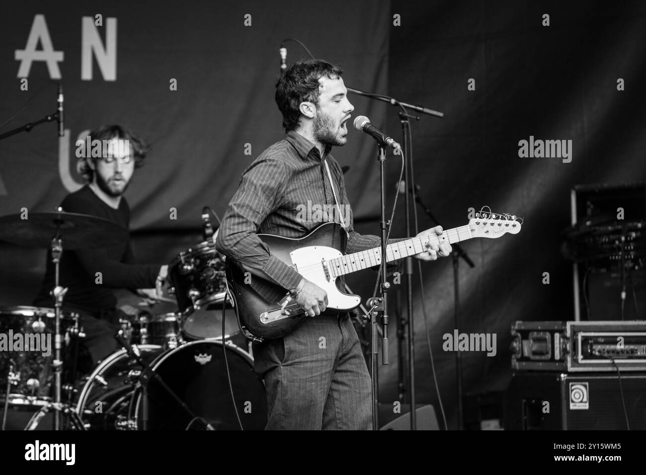 BOROUGH COUNCIL, CONCERT, 2024: Haydn Ackerley of the band Borough ...