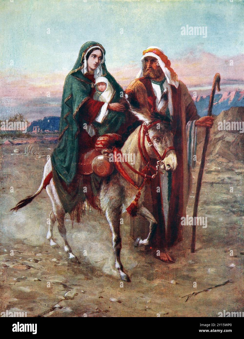 Flight joseph mary jesus egypt hi-res stock photography and images - Alamy