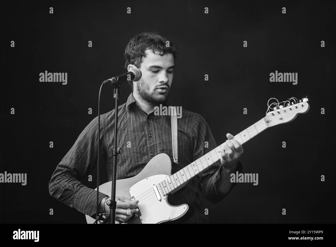 BOROUGH COUNCIL, CONCERT, 2024: Haydn Ackerley of the band Borough ...