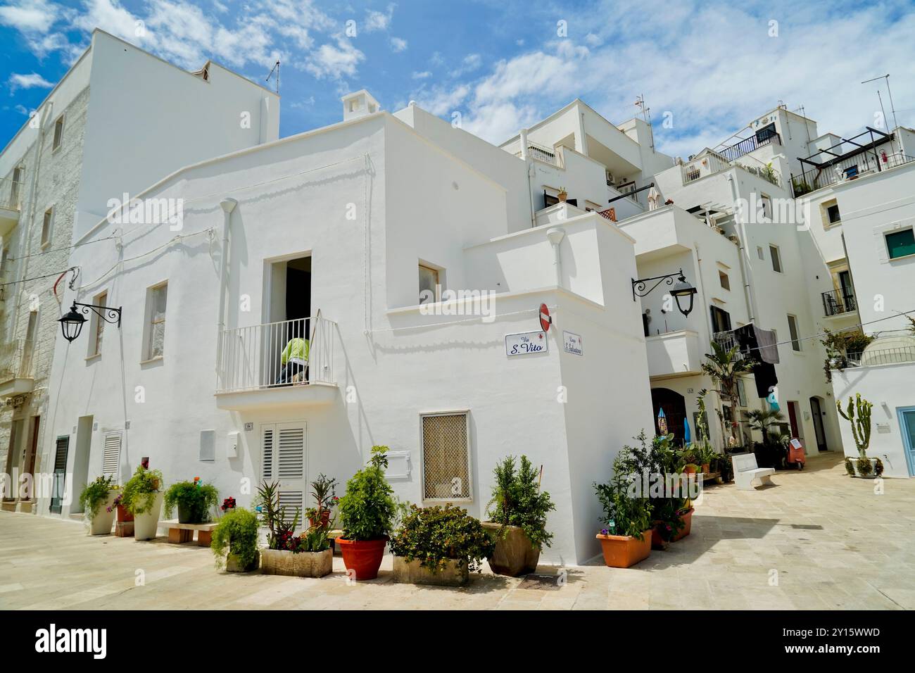 The seaside village of Monopoli, Bari, Puglia, Italy Stock Photo - Alamy