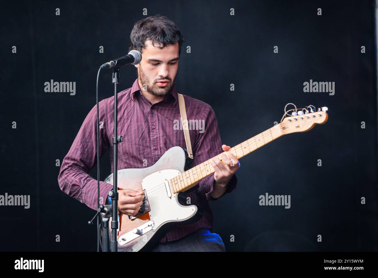 BOROUGH COUNCIL, CONCERT, 2024: Haydn Ackerley of the band Borough ...