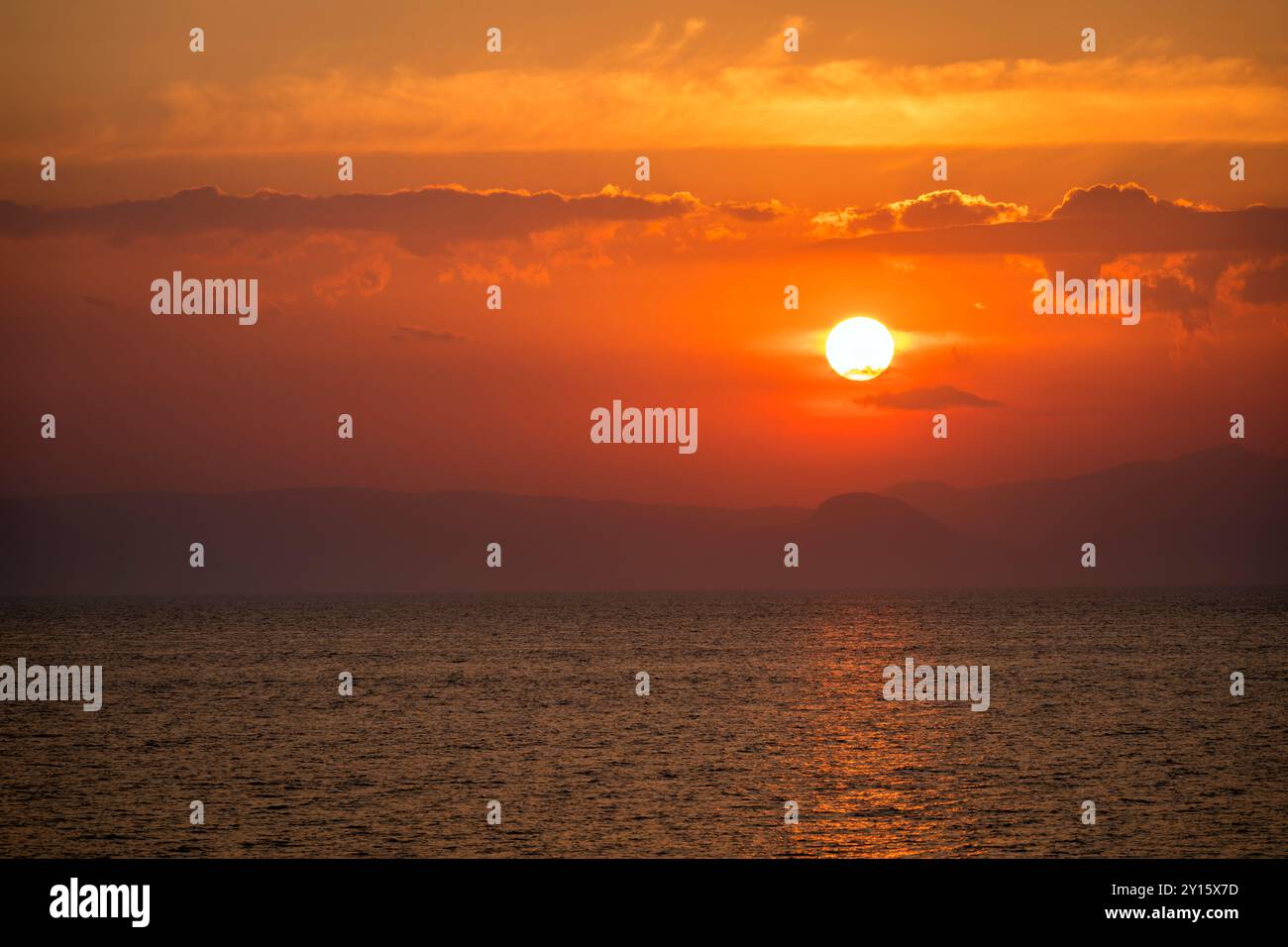 Sunset at Ayr Beach, Isle of Arran, Ayrshire, Scotland Stock Photo - Alamy