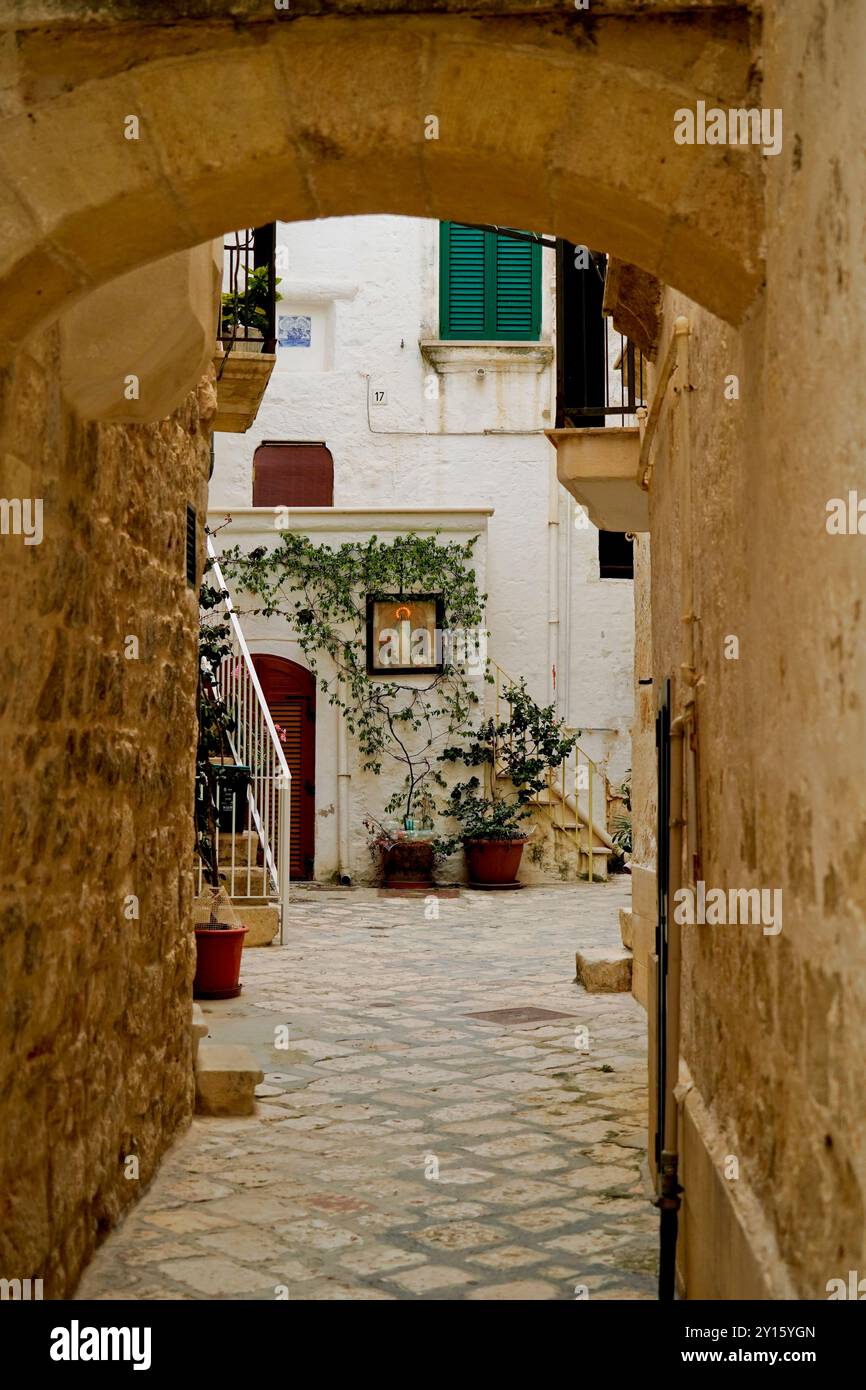The famous village of Polignano, birthplace of Domenico Modugno, a Mare ...