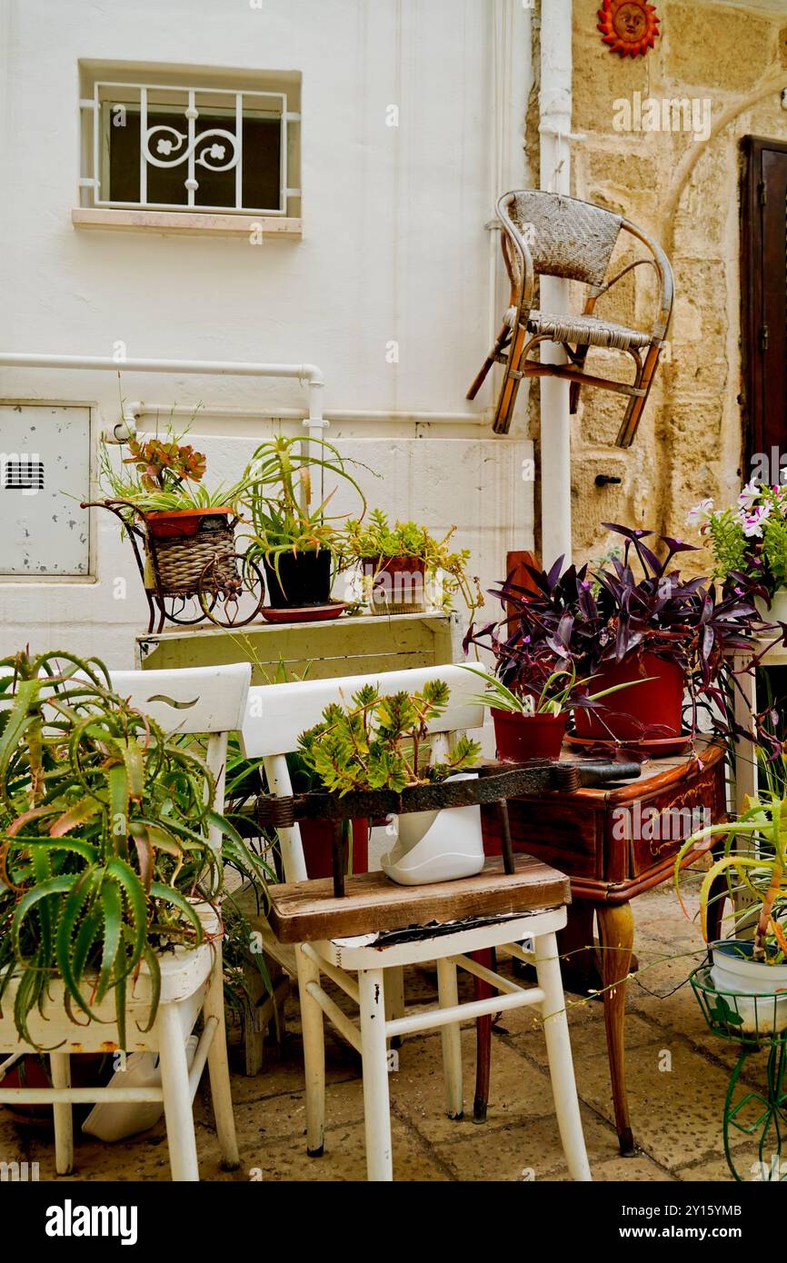 The famous village of Polignano, birthplace of Domenico Modugno, a Mare ...