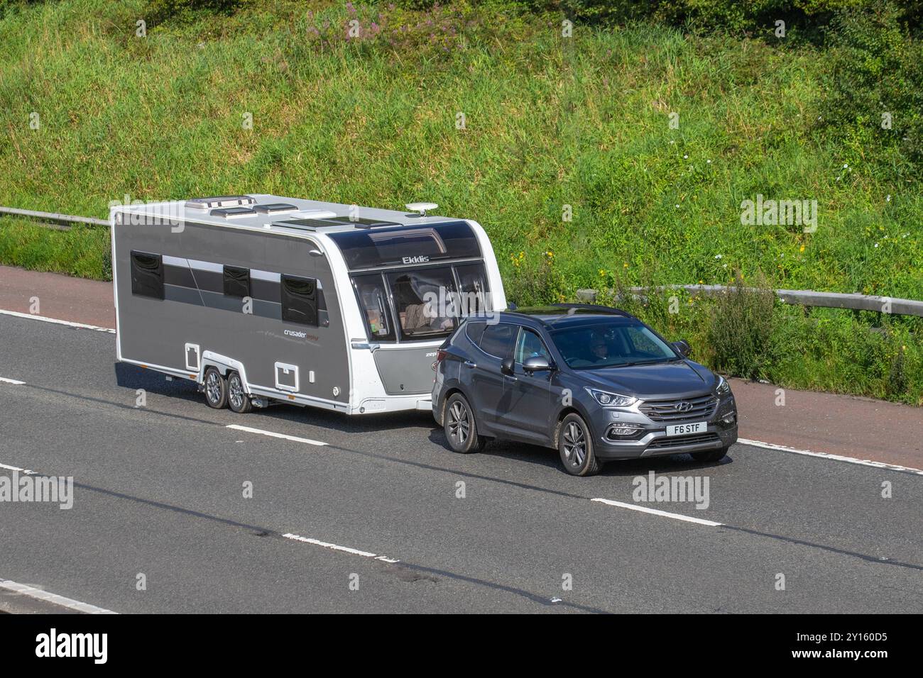 Honda SUV towing Elddios Crusader Zephyr. Elddis Crusader Zephyr. 2021 ...