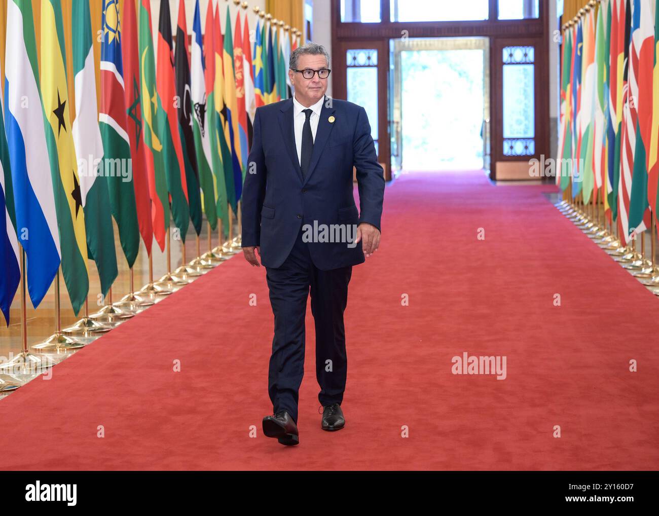 Beijing, China. 5th Sep, 2024. Moroccan Prime Minister Aziz Akhannouch ...