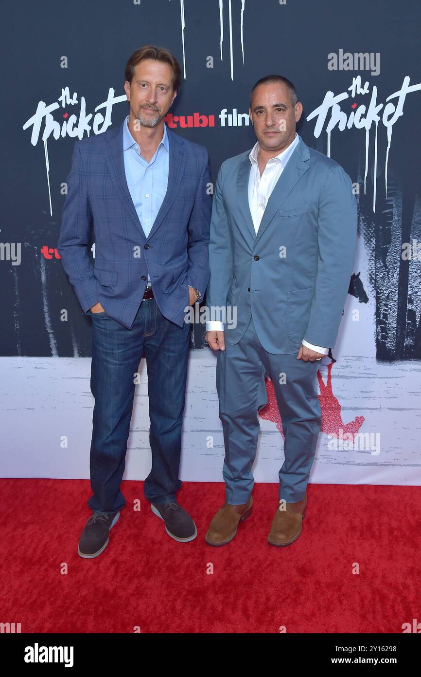 David Ginsberg und Elliott Lester bei der Weltpremiere des Kinofims 'The Thicket' im AMC The ...