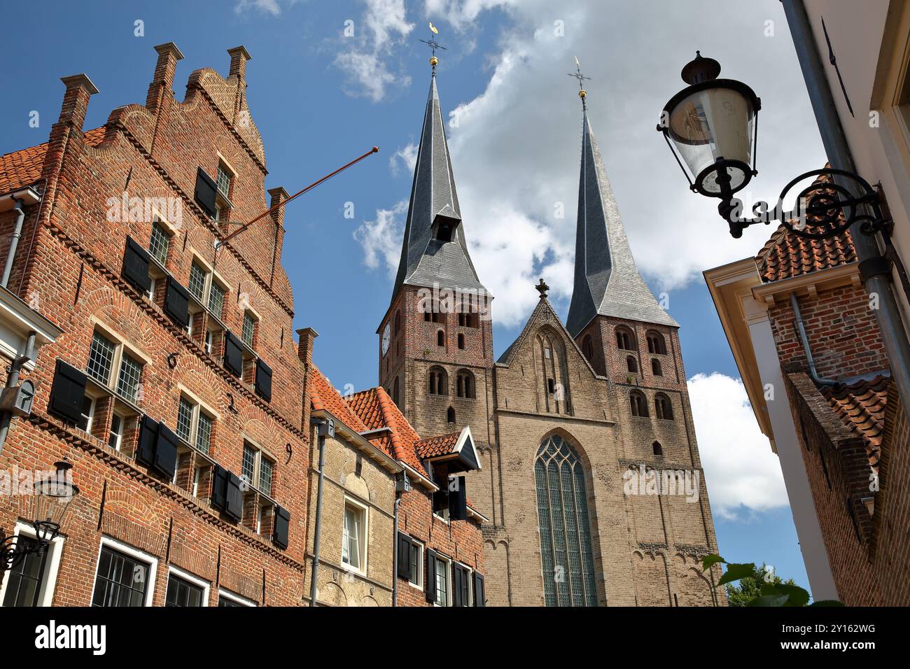 Historic medieval houses, located in the neighborhood Bergkwartier of ...