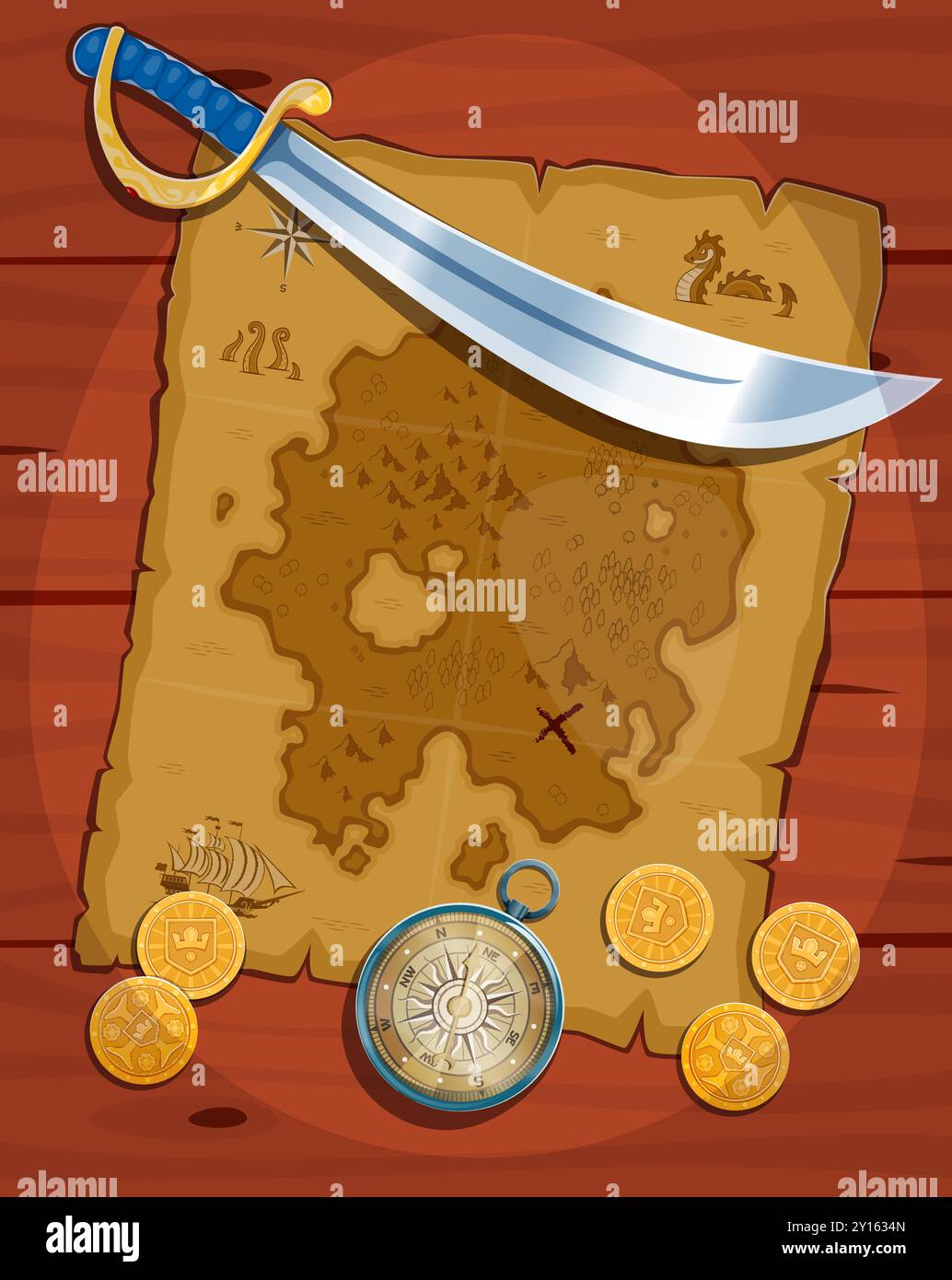 Treasure Map X Clipart Treasure Map Vector Art, Icons, And Graphics