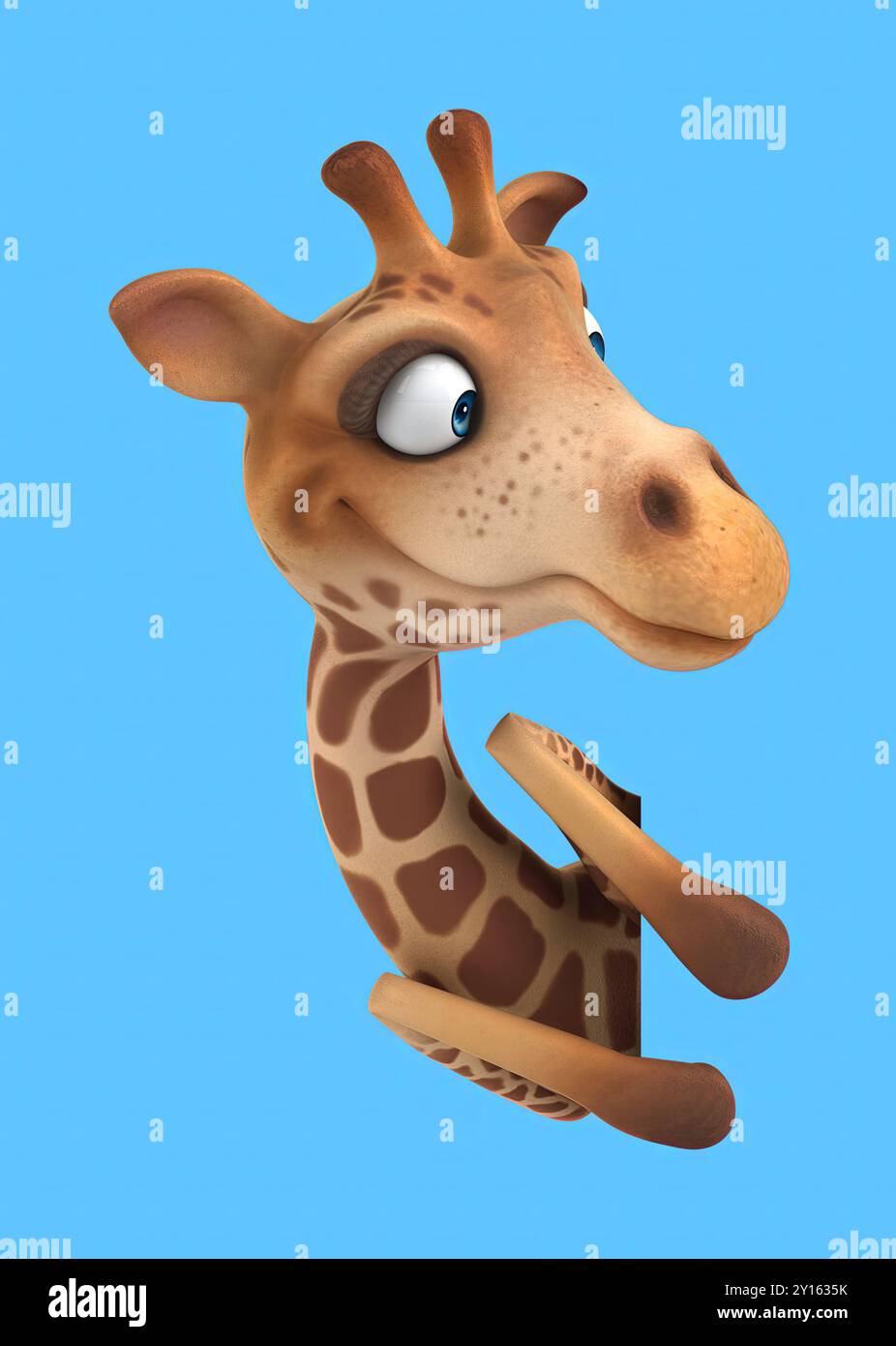 3d cartoon giraffe hi-res stock photography and images - Alamy