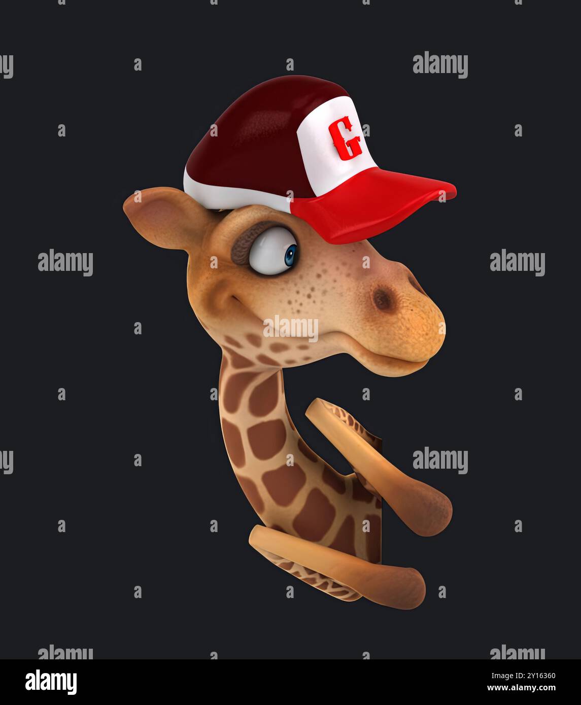 3d cartoon giraffe hi-res stock photography and images - Alamy