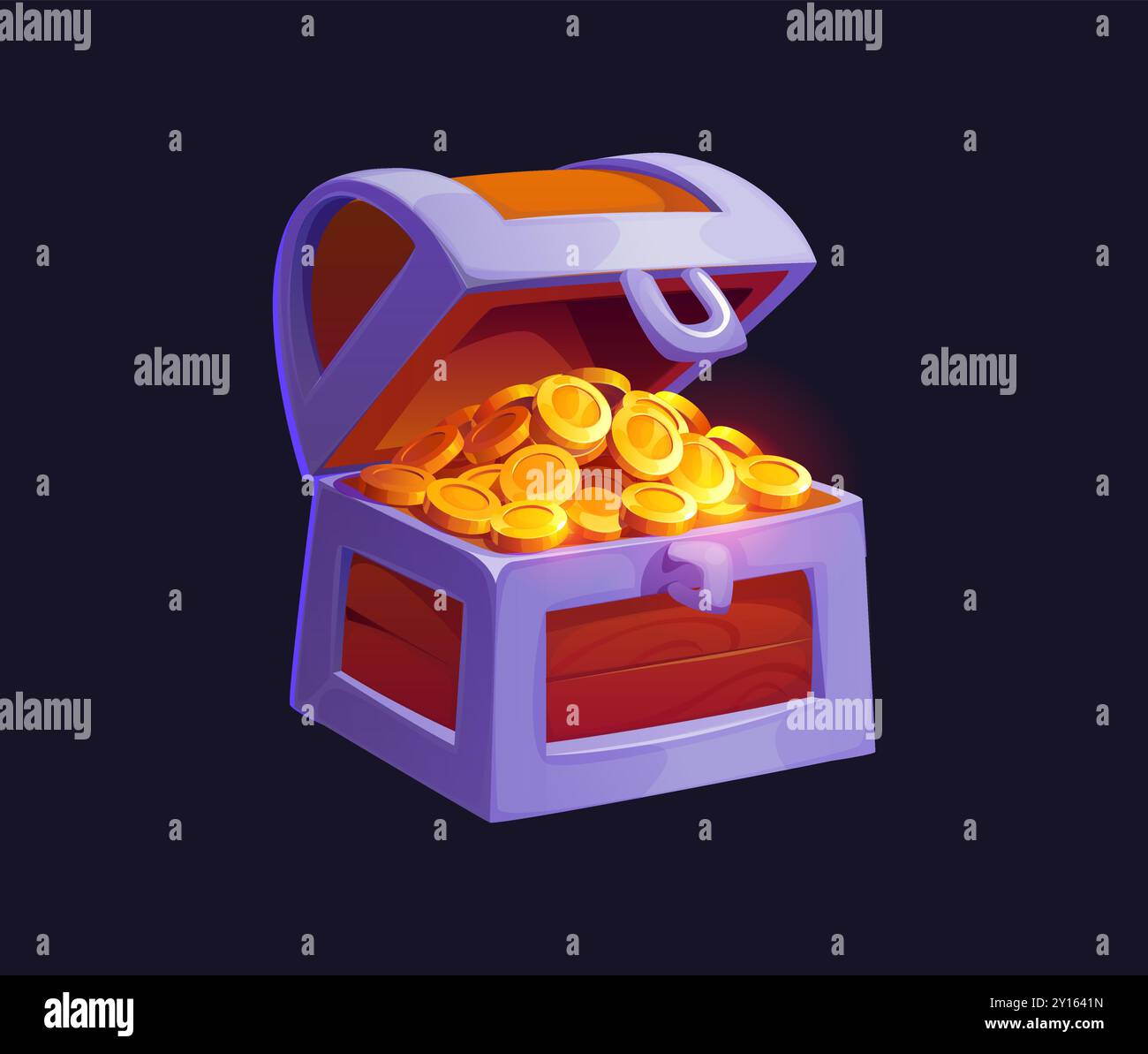 Coin hoard medieval Stock Vector Images - Alamy
