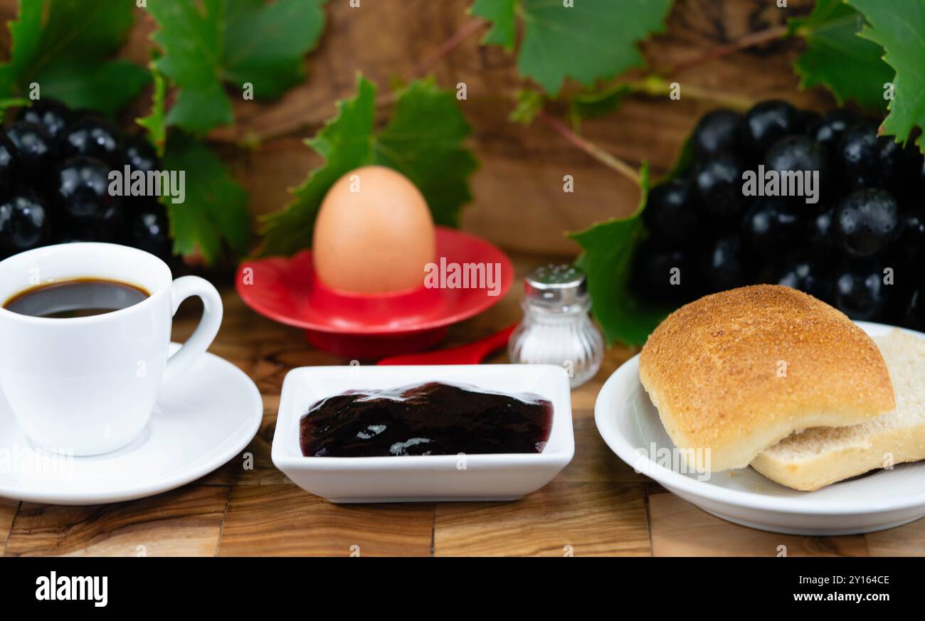 Fruit jelly or fruit jam for breakfast Stock Photo - Alamy