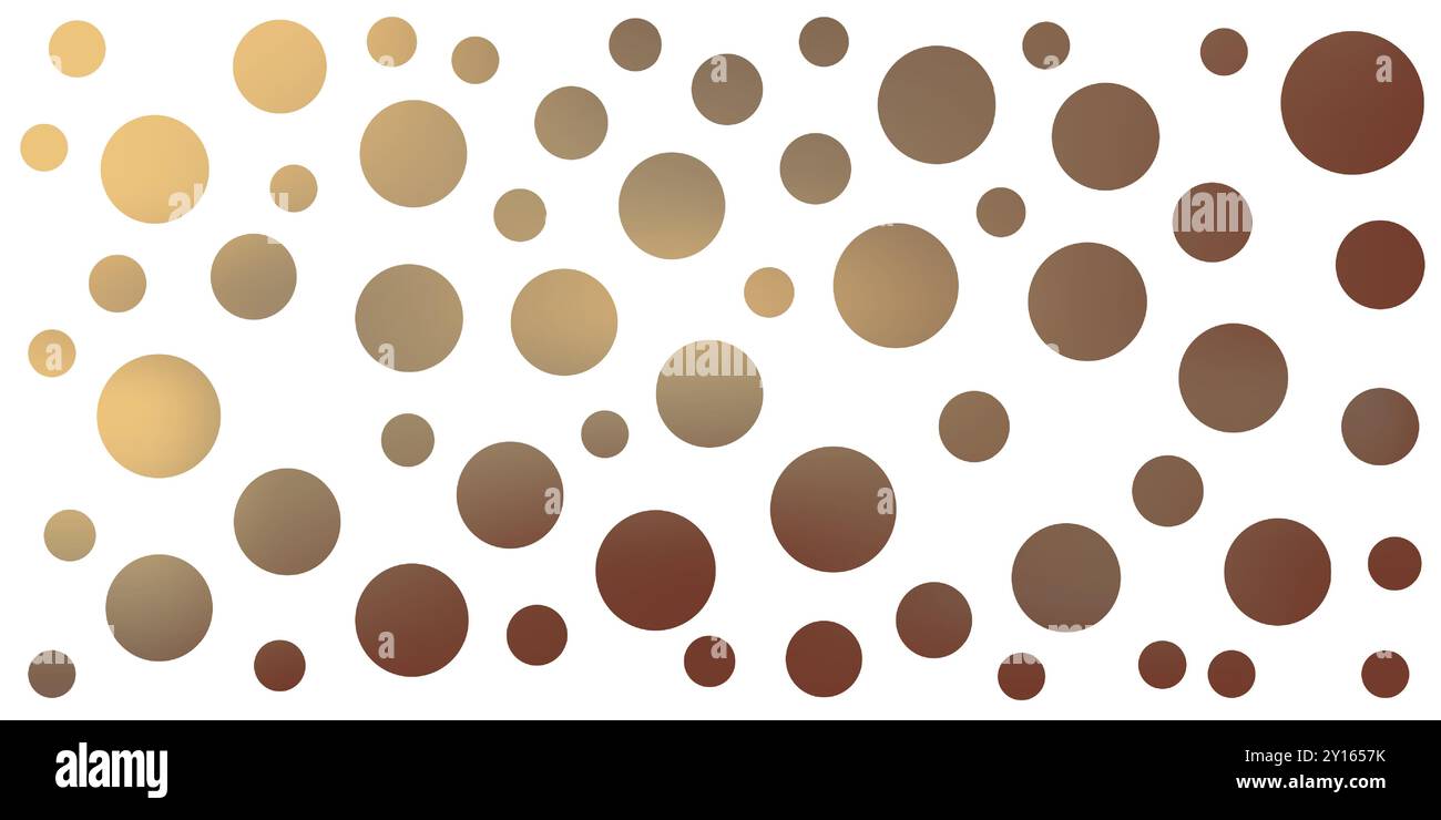 Abstract Brown Spotted Pattern - Random Placed Spots of Various Sizes ...
