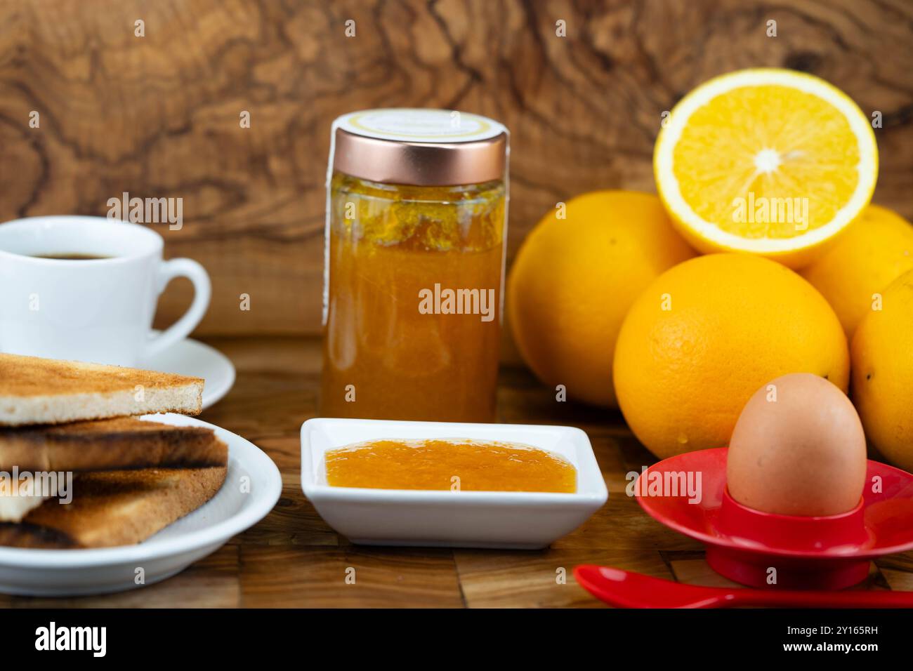 Fruit jelly or fruit jam for breakfast Stock Photo - Alamy