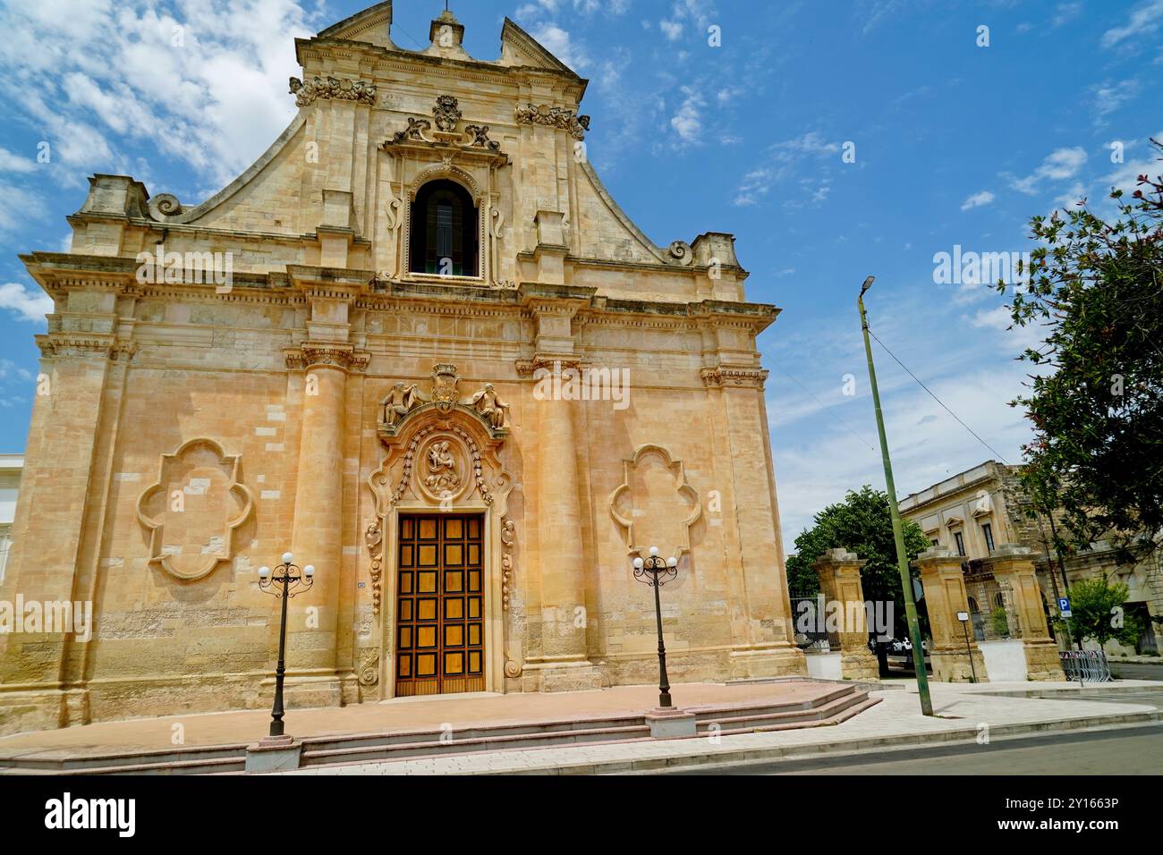 Baroque monuments of Galatina, Lecce, Puglia, Italy Stock Photo - Alamy
