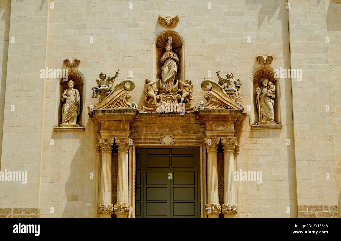 Baroque monuments of Galatina, Lecce, Puglia, Italy Stock Photo - Alamy