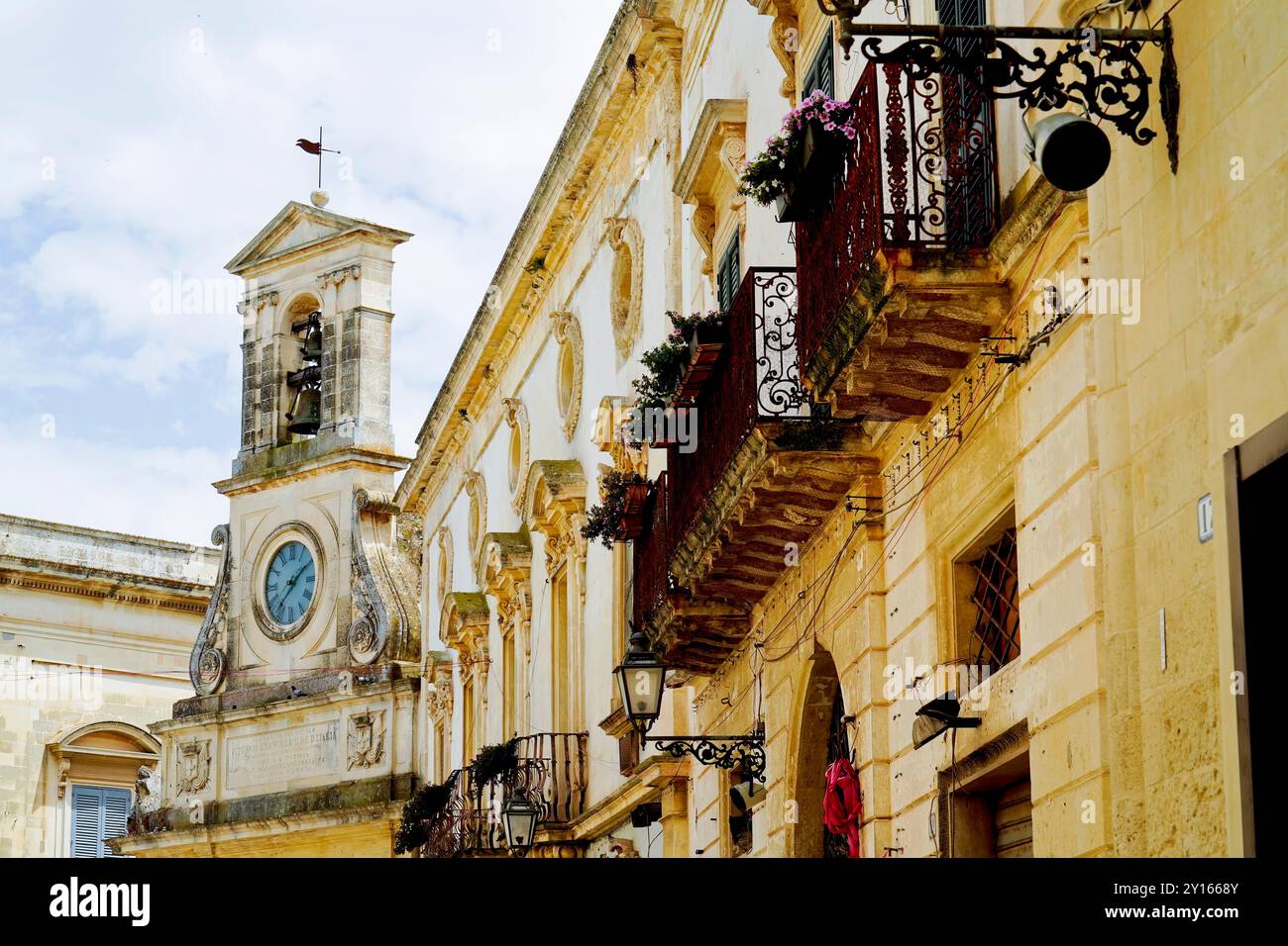 Baroque monuments of Galatina, Lecce, Puglia, Italy Stock Photo - Alamy