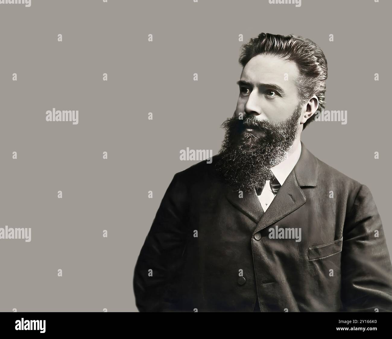 Portrait of Wilhelm Conrad Röntgen, 1845 – 1923, German mechanical ...