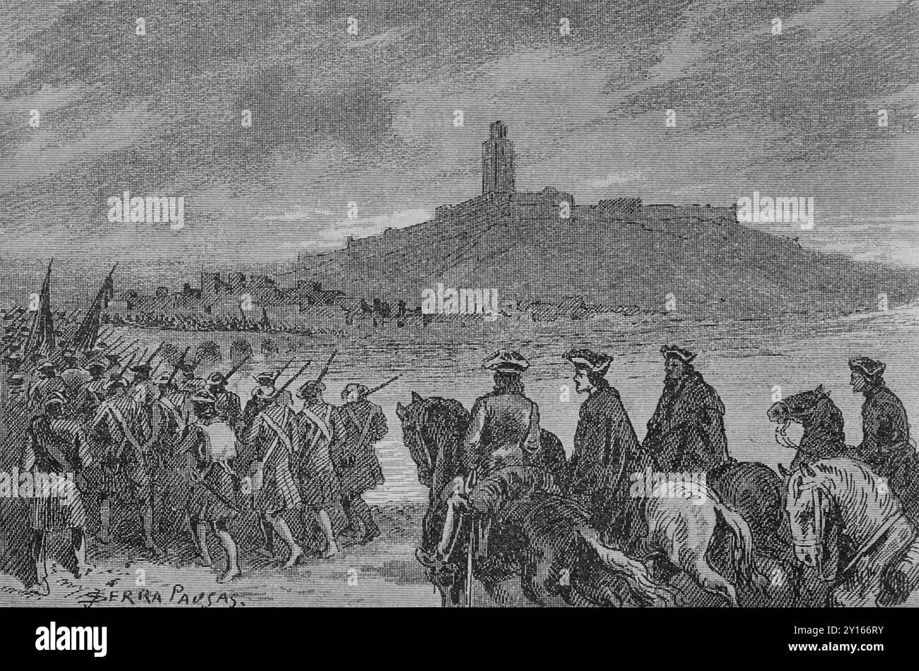War of the Spanish Succession (1705-1714). Catalonia. "Battle of ...