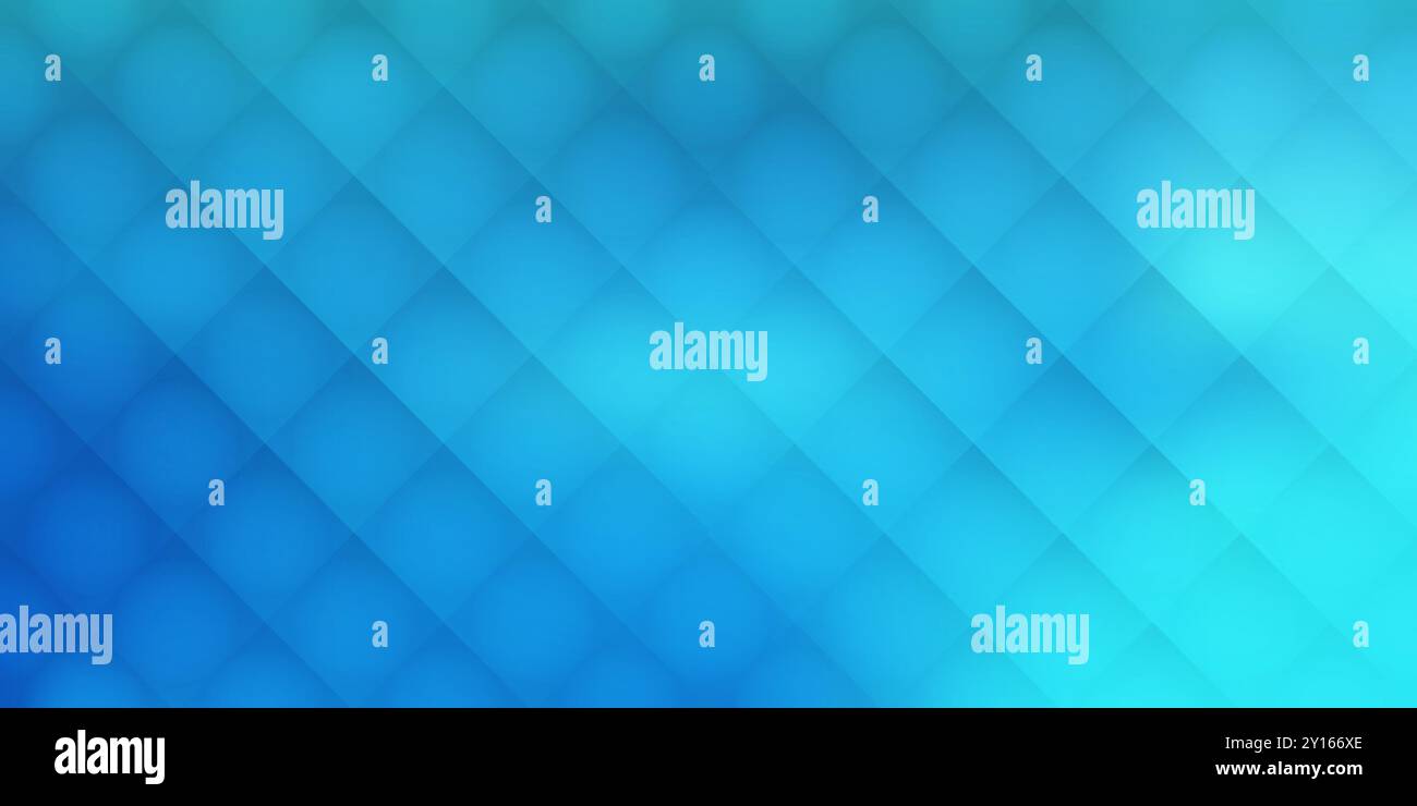 Tiles of Translucent Glowing Squares Colored in Shades of Blue ...