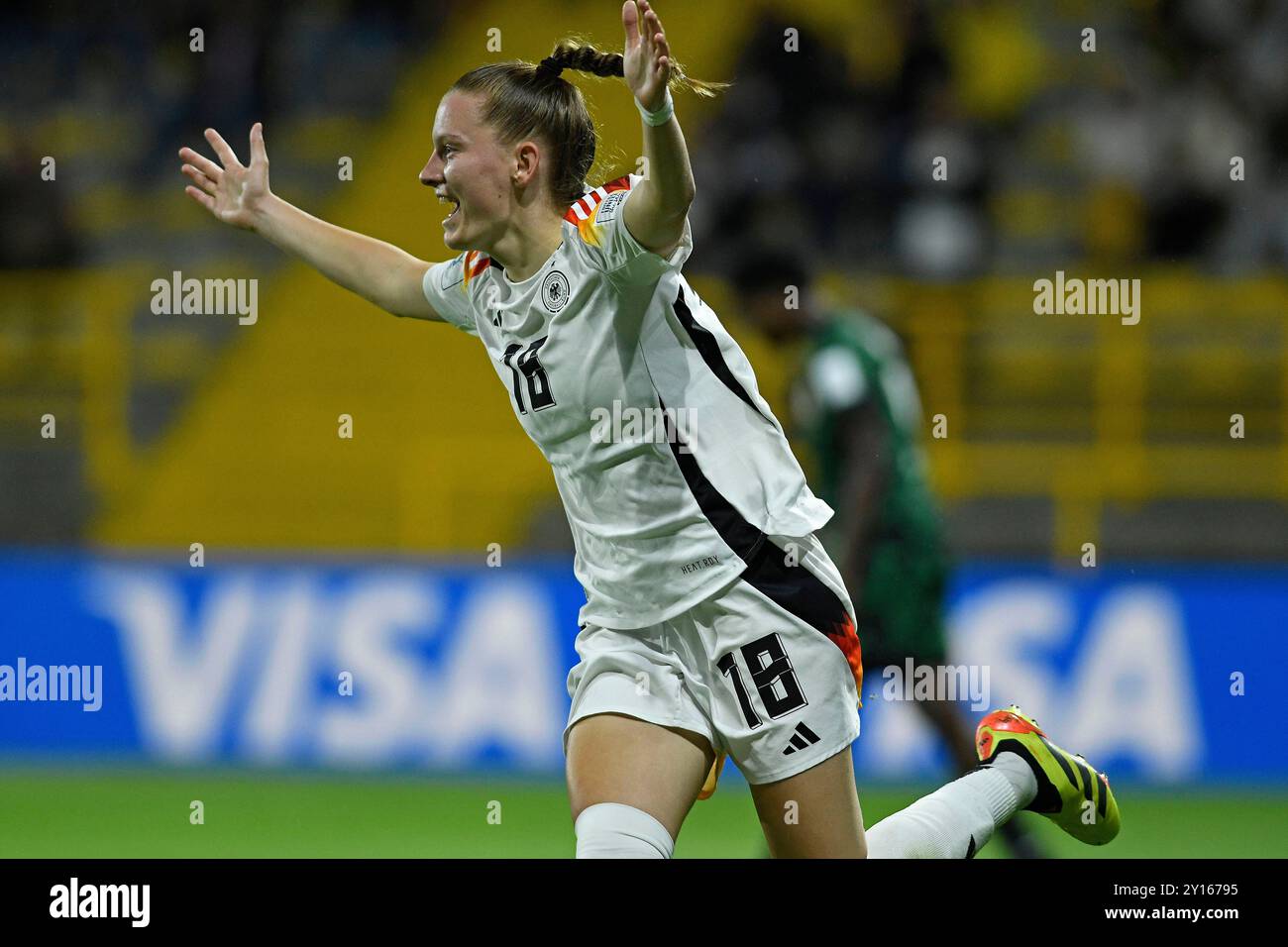Estadio Metropolitano de Techo Sarah Ernst from Germany celebrates her ...