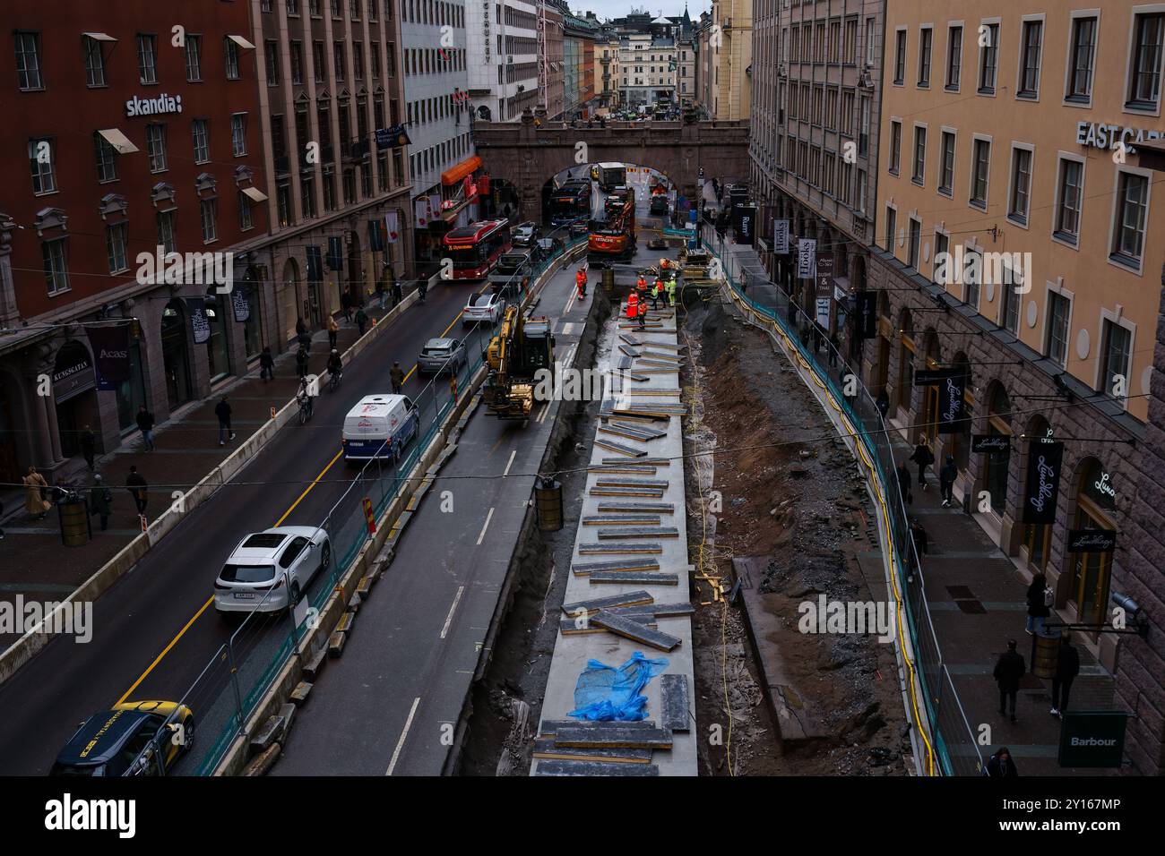 Stockholm sweden top view cars hi-res stock photography and images - Alamy