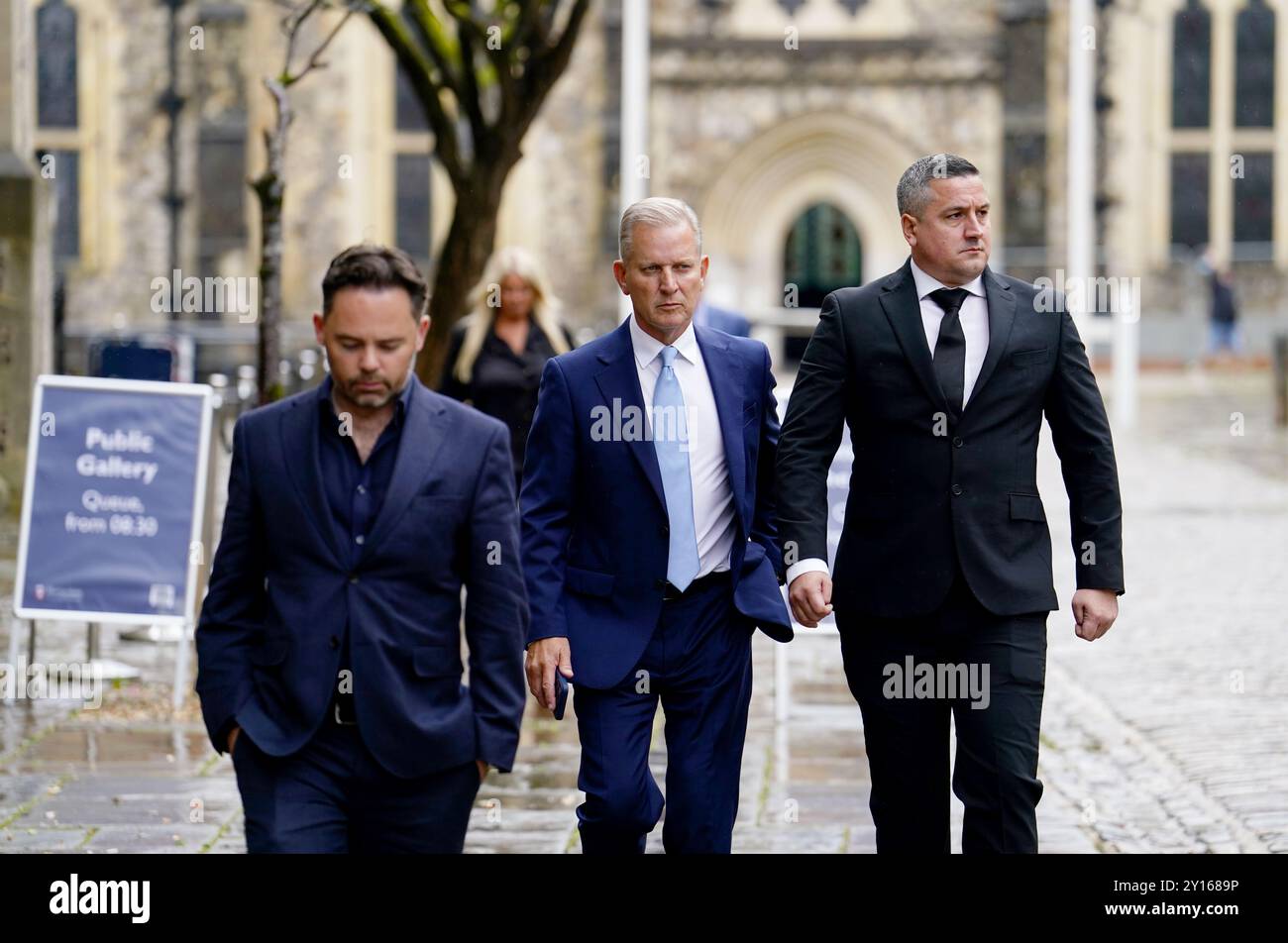 Former talk show host Jeremy Kyle leaves Winchester Coroner's Court ...