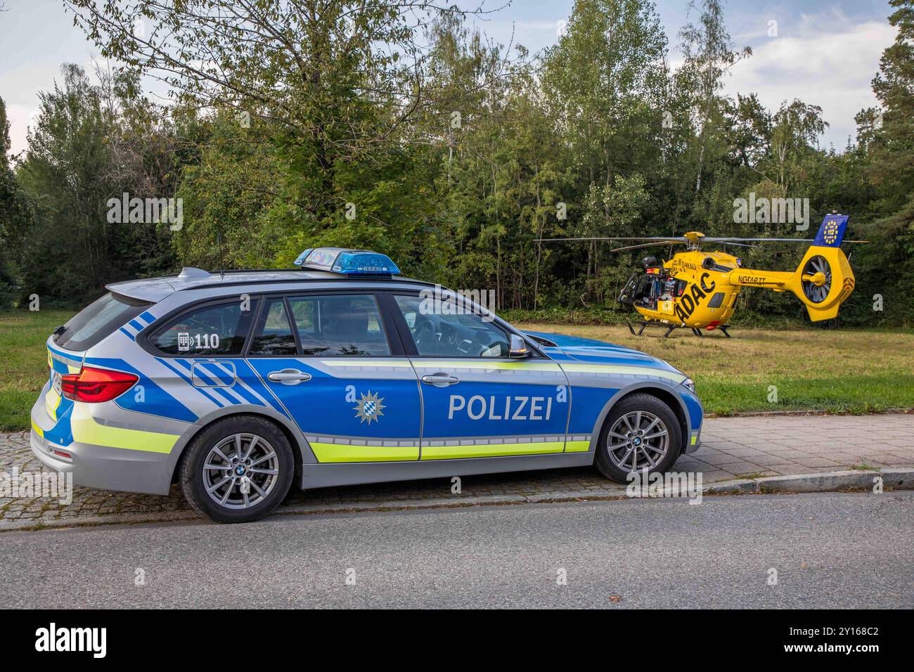 München, Deutschland 01. September 2024: Im Bild: Ein Einsatzfahrzeug ...