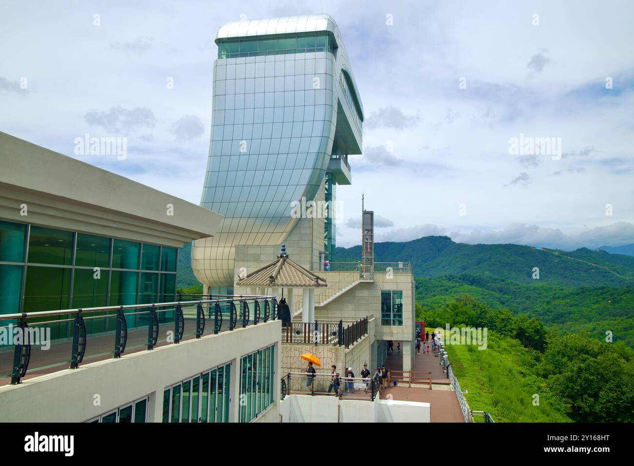 Goseong County, South Korea - July 28th, 2024: An exterior view of the ...