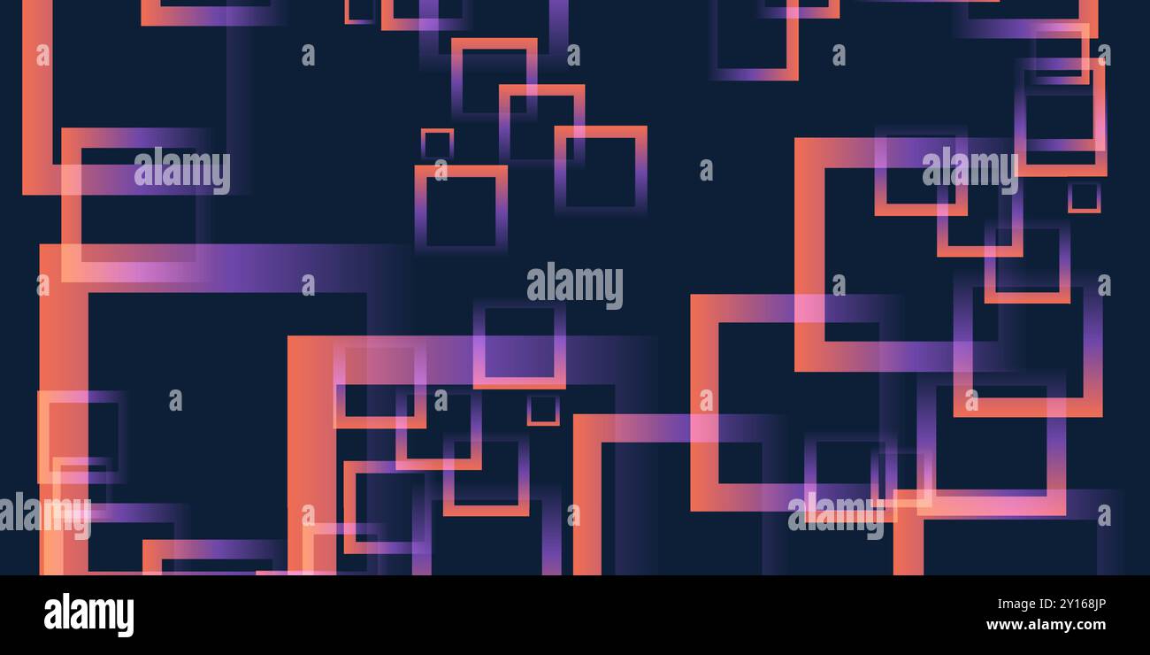 Dark Abstract Geometric Background Design, Many Colorful Random, Placed ...