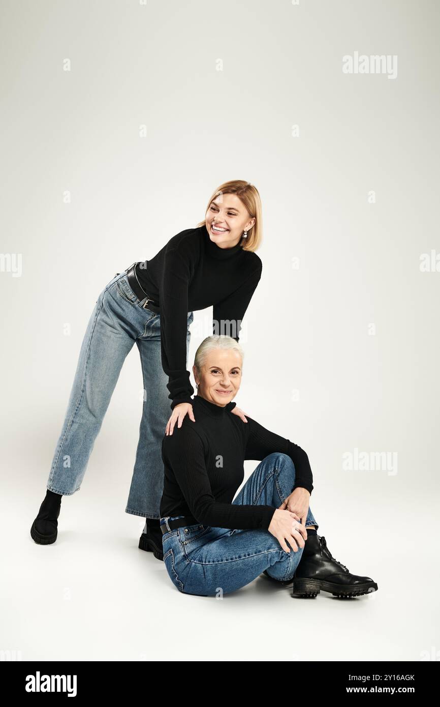 Woman daughter share joyful moment hi-res stock photography and images ... Woman daughter share joyful moment hi-res stock photography and images ...
