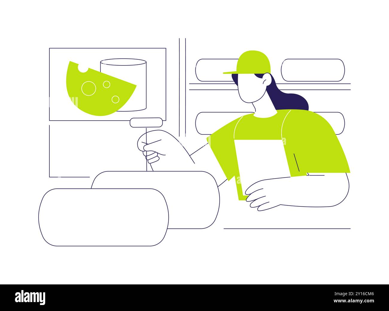 Cheese ripening abstract concept vector illustration Stock Vector Image ...